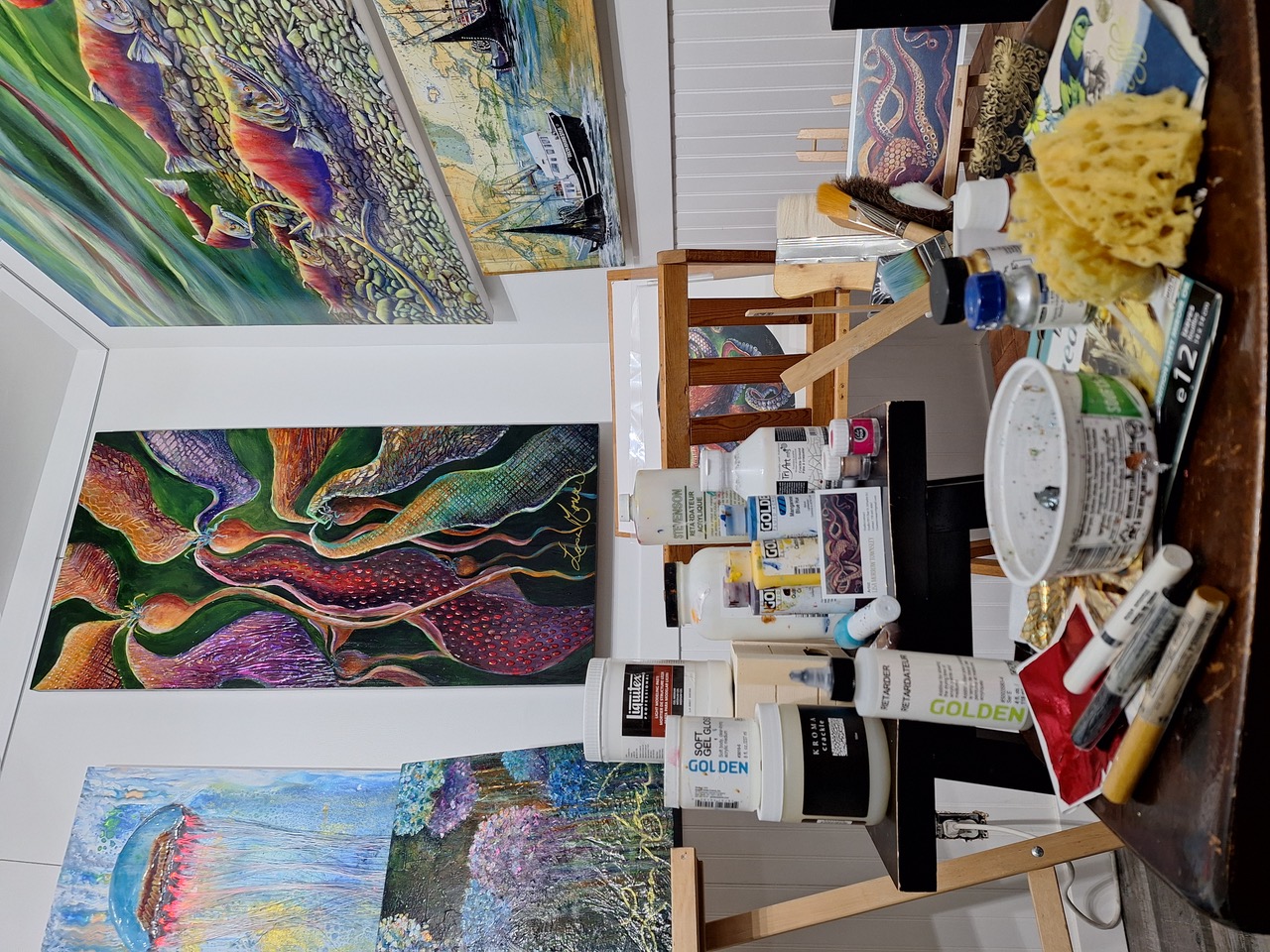 Mixed Media Paint Night with Lisa Morrow | The Official Tourism Tofino