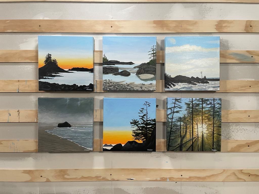 Create a 12X12" Contemporary West Coast Seascape with Mark Penney | The ...